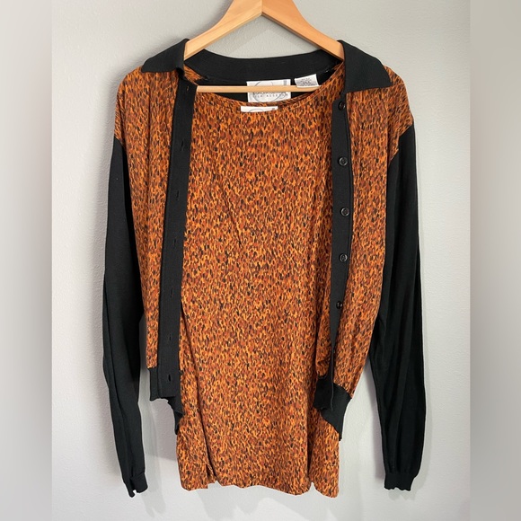 Diane Von Furstenberg | Sweaters | Dvf Silkcotton Animal Print Sweater ...